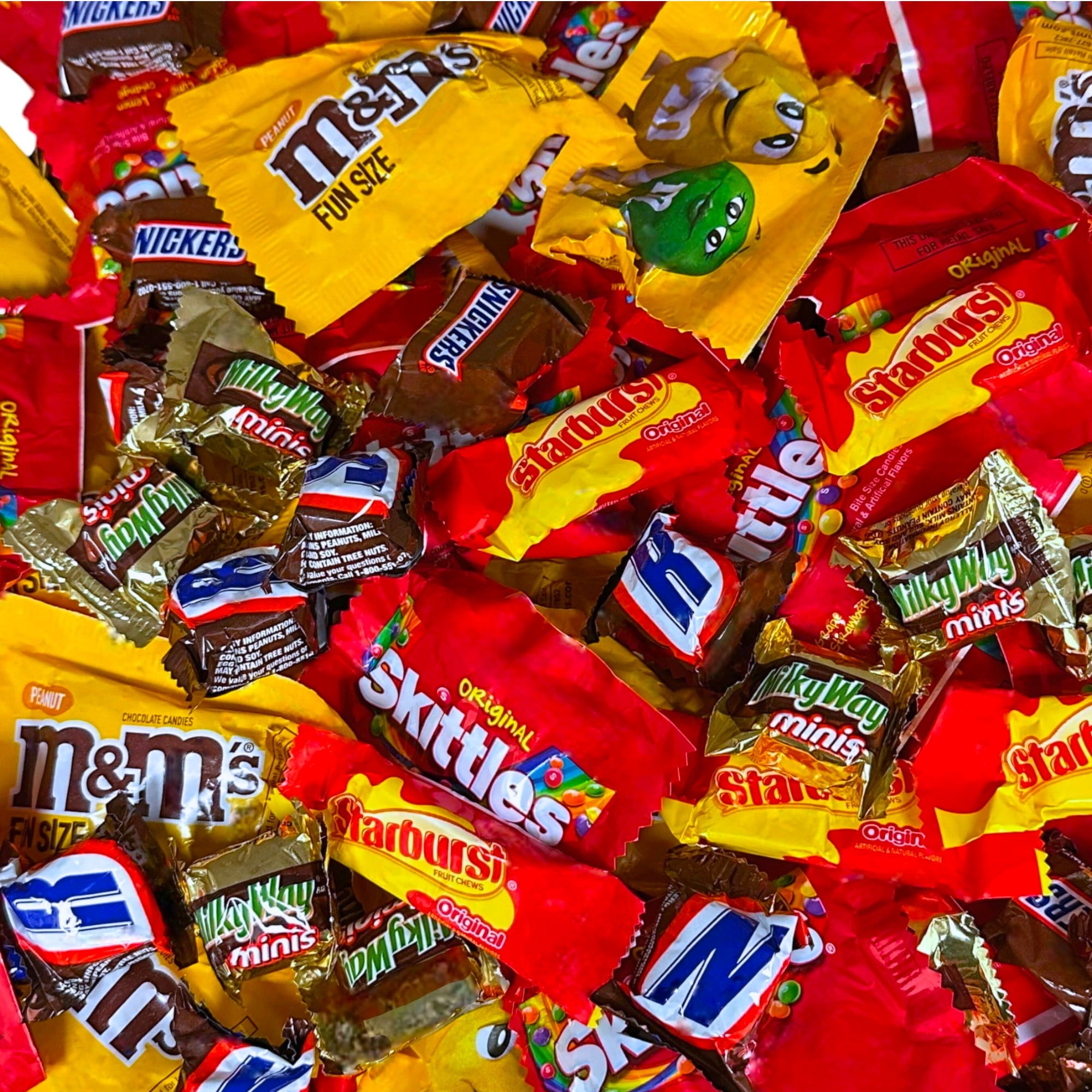 Candy Variety Pack, Fun Size & Mini, 1.5 lb Bag, M&M’S, Snickers ...