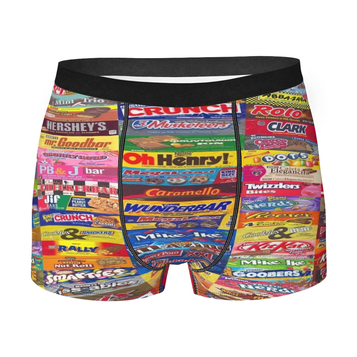 Candy Wrappers Boxer Shorts For Man 3D Print Male Underwear Panties ...