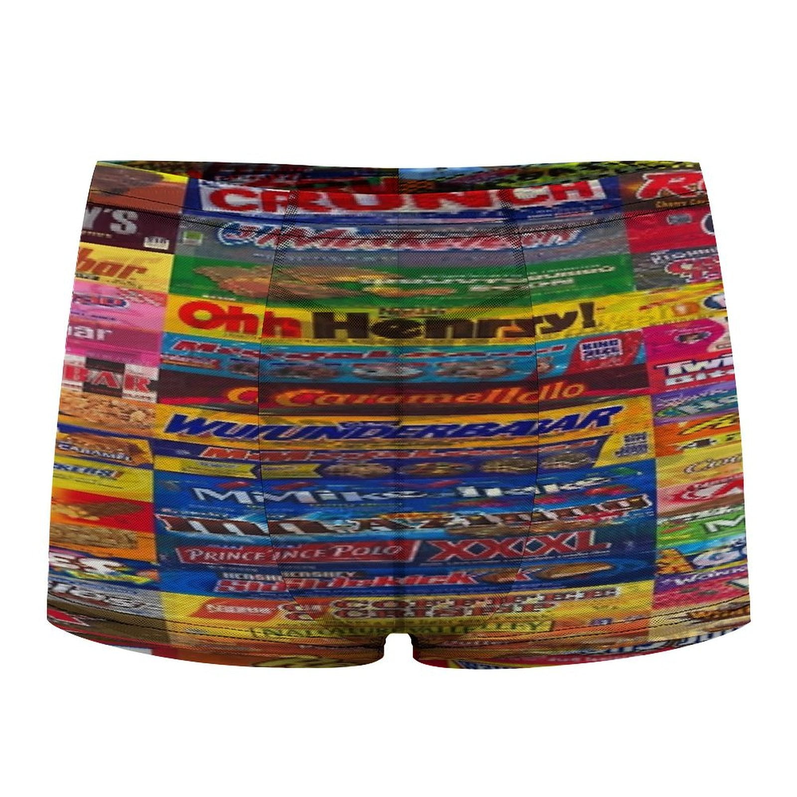 Candy Wrappers Men's Mesh Boxer Briefs Cooling Breathable Sports ...