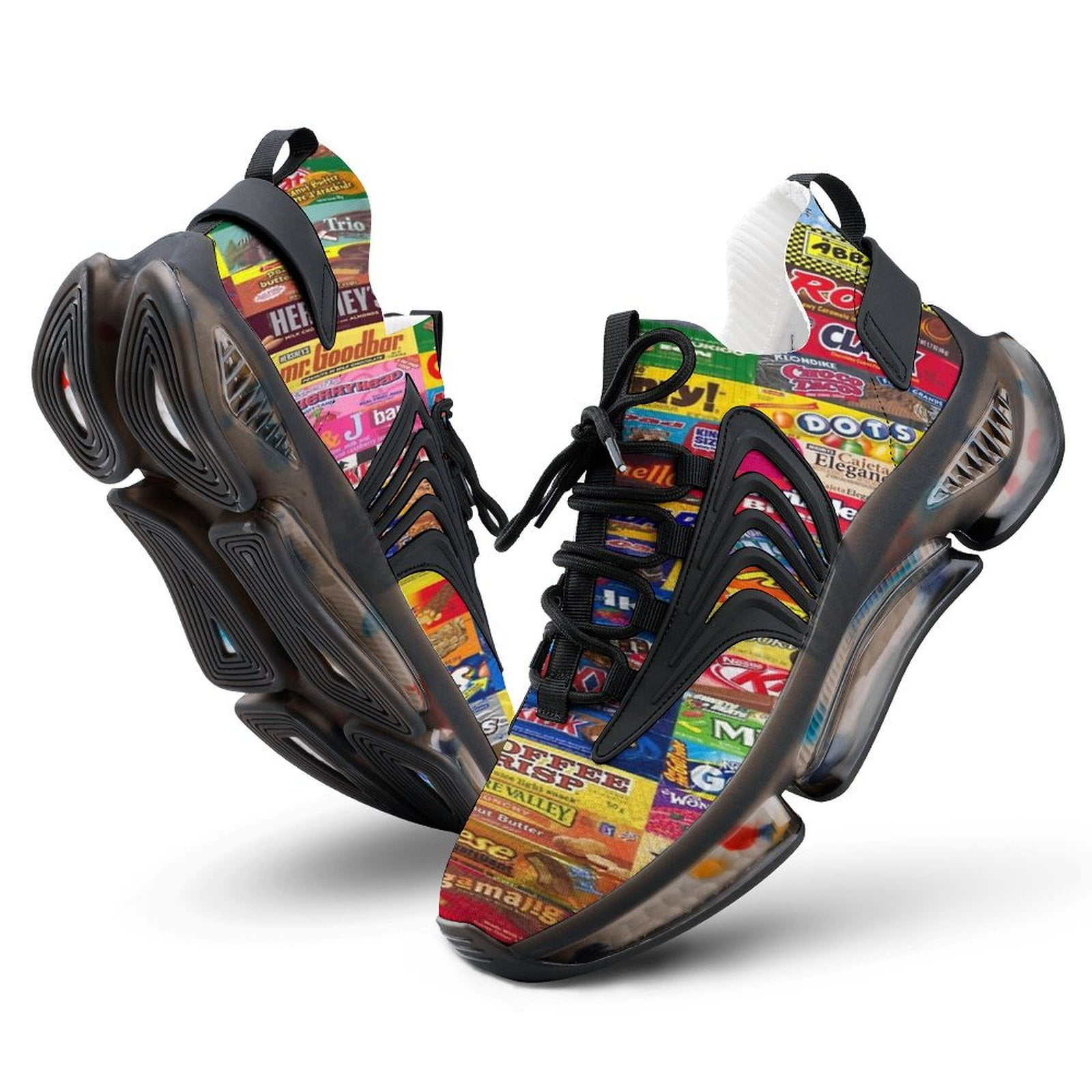 Candy Wrappers Walking Shoes for Men Woman Lightweight Tennis Fashion ...