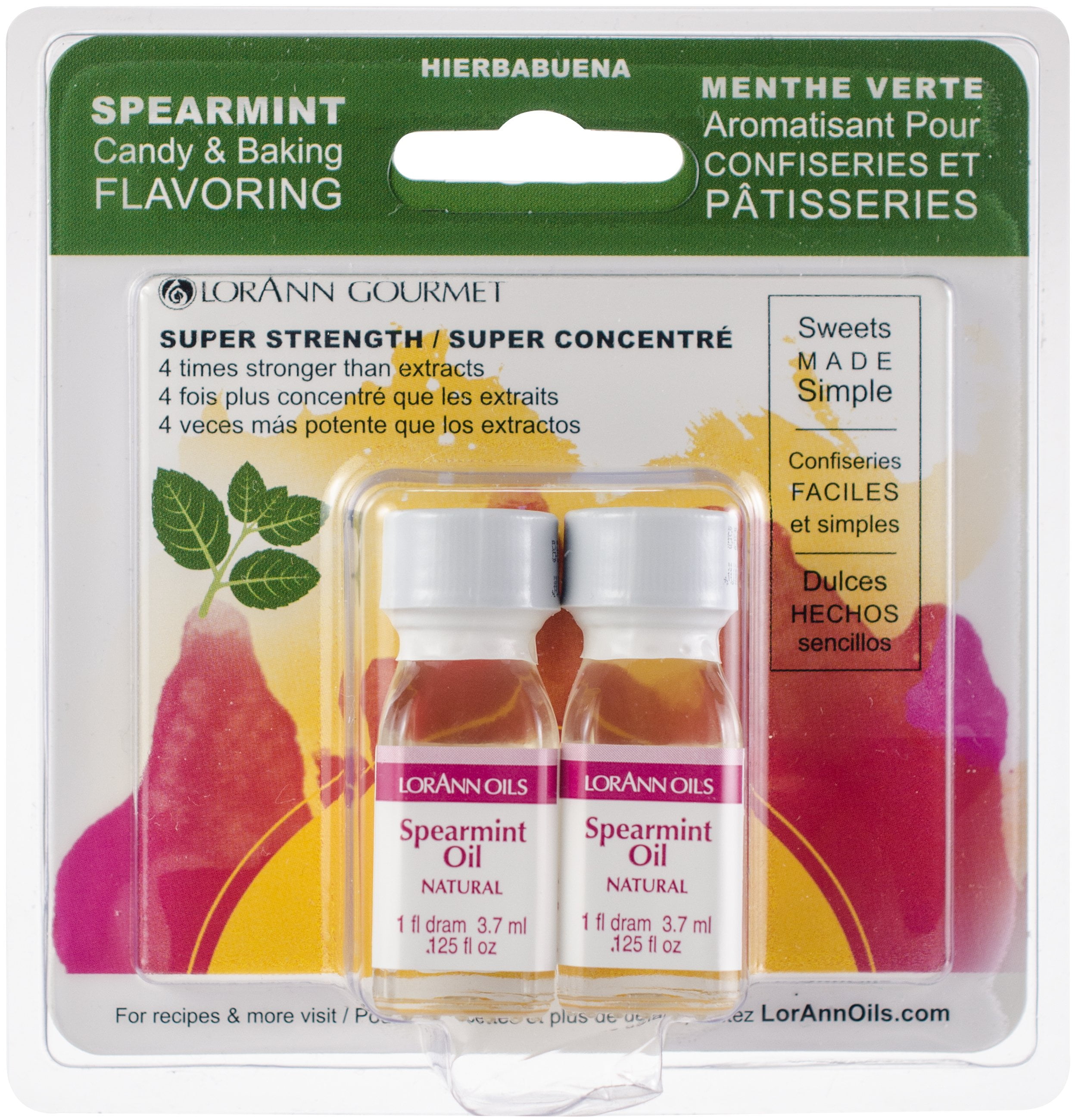 Candy and Baking Flavoring, 0.125oz Bottle, 2/Pkg - Walmart.com