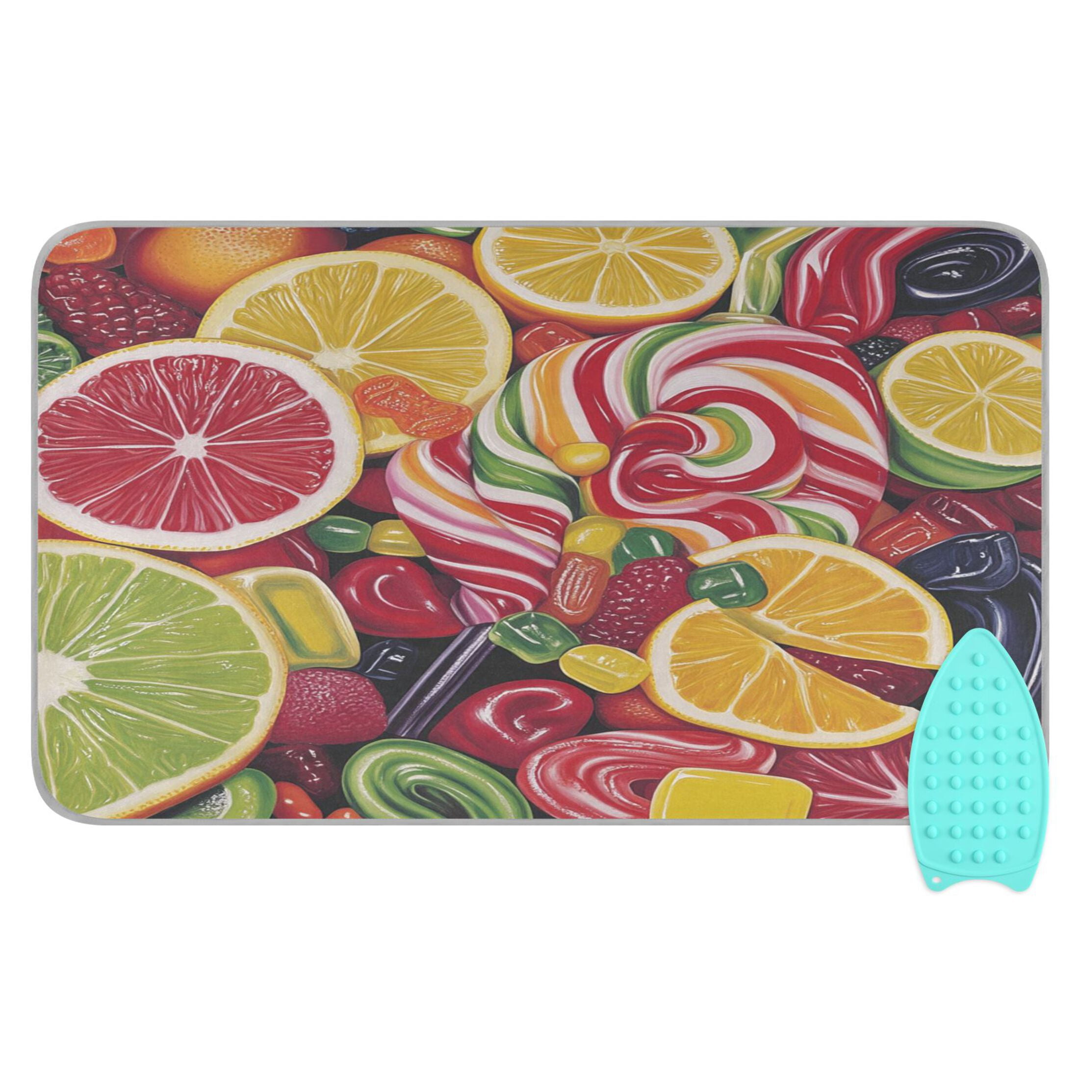 Candy and Fruits Travel Ironing Pad Heat Resistant Portable Ironing ...