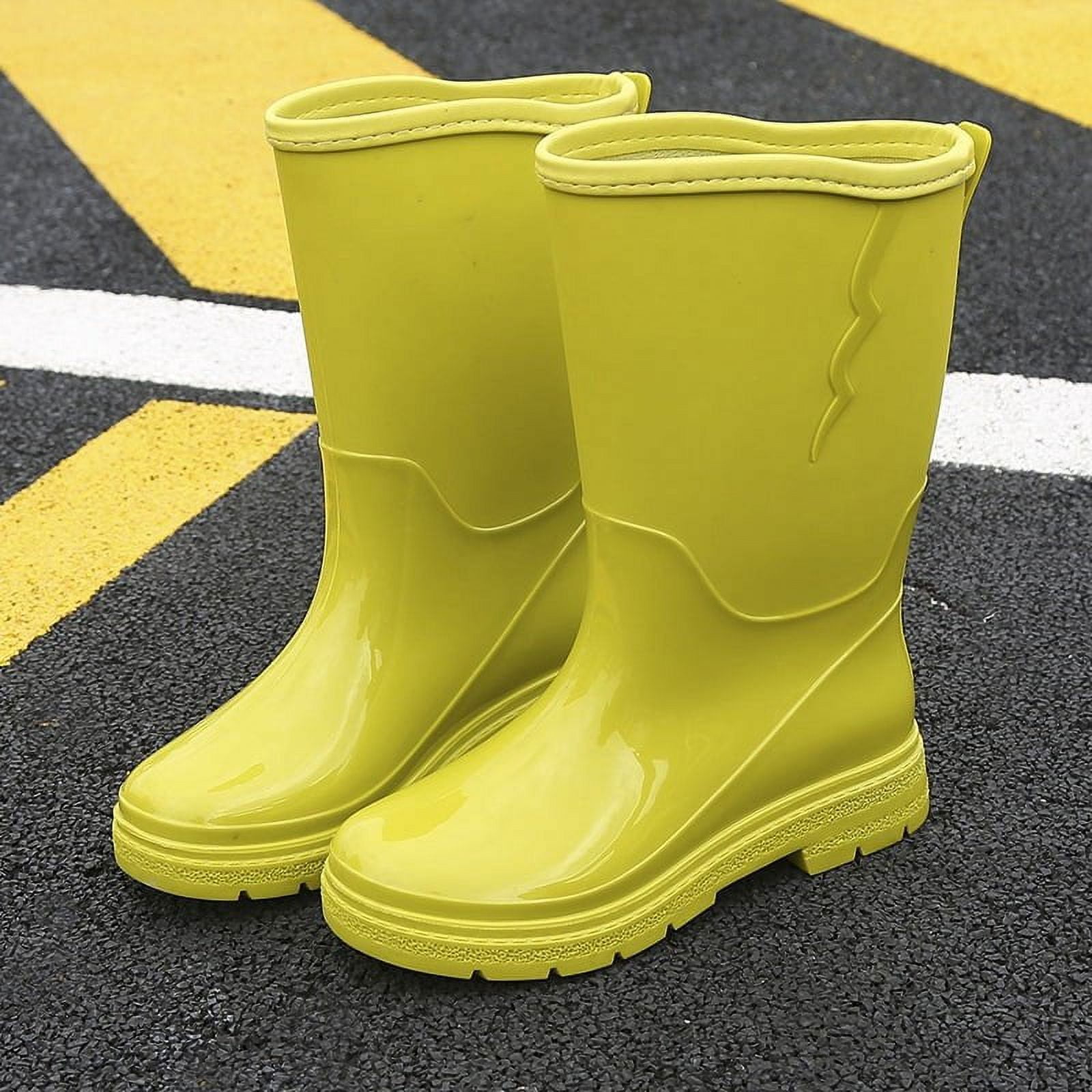 Candy colored high tube women's waterproof rain shoes - Walmart.com