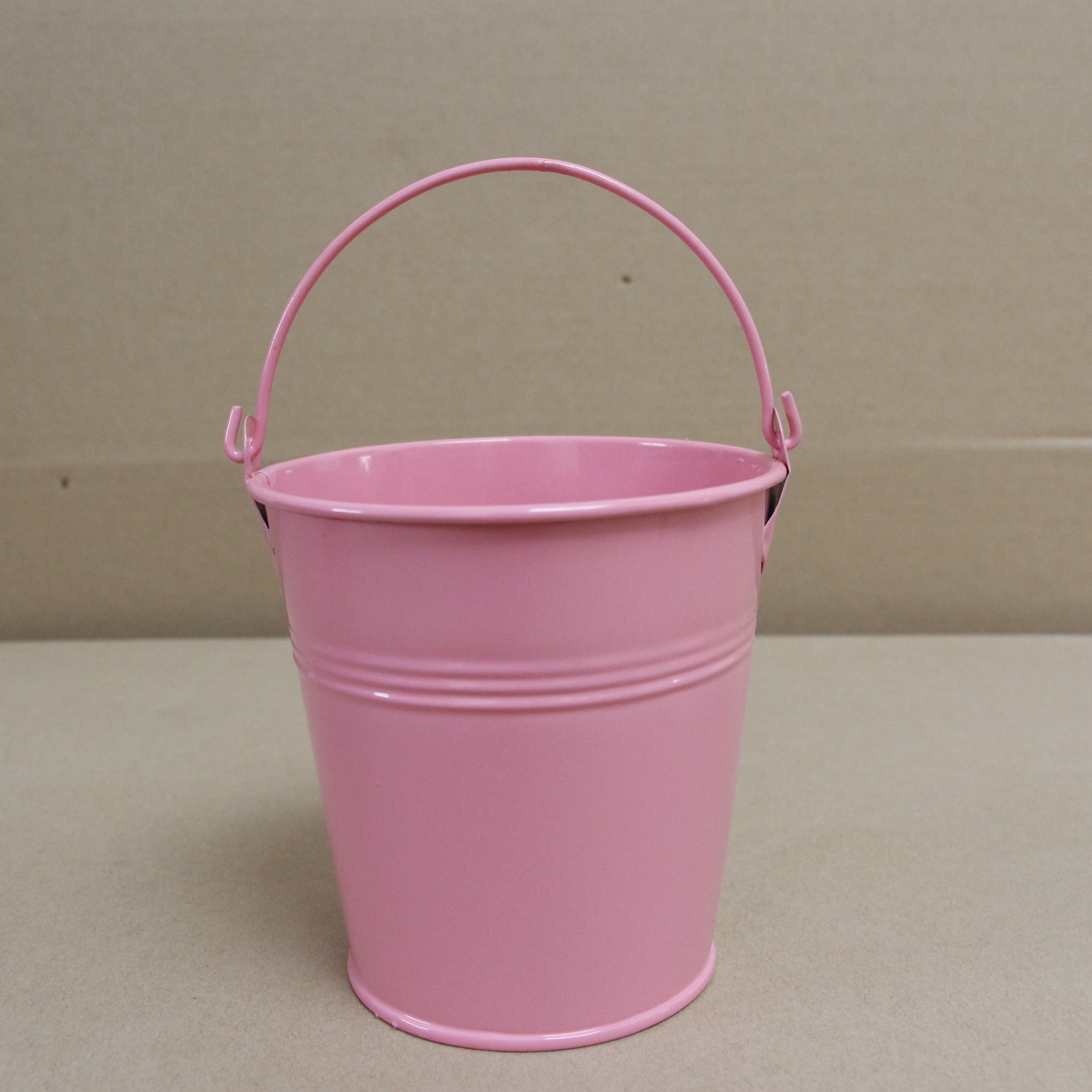 Candy colored small iron bucket, creative meat tin flowerpot, children ...