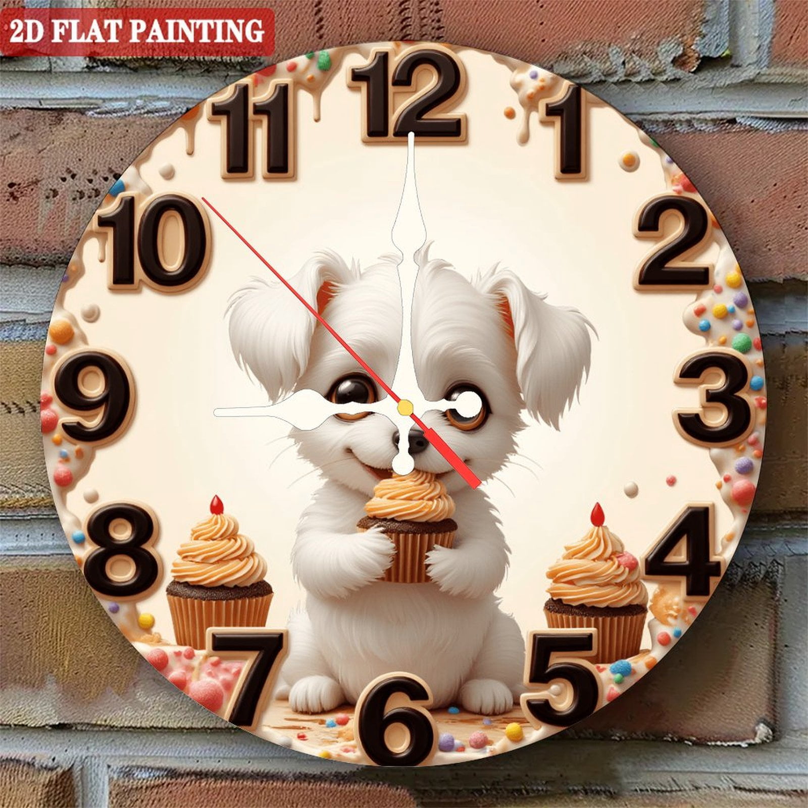 Candy - floss pup, fluffy pink delight that softens every passing hour ...