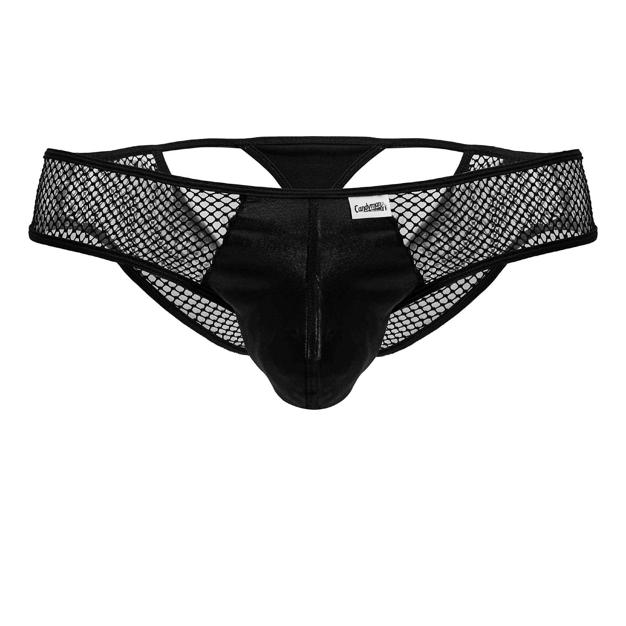 CandyMan Fashion Thongs 99826 Color Black Size S/M - Walmart.com