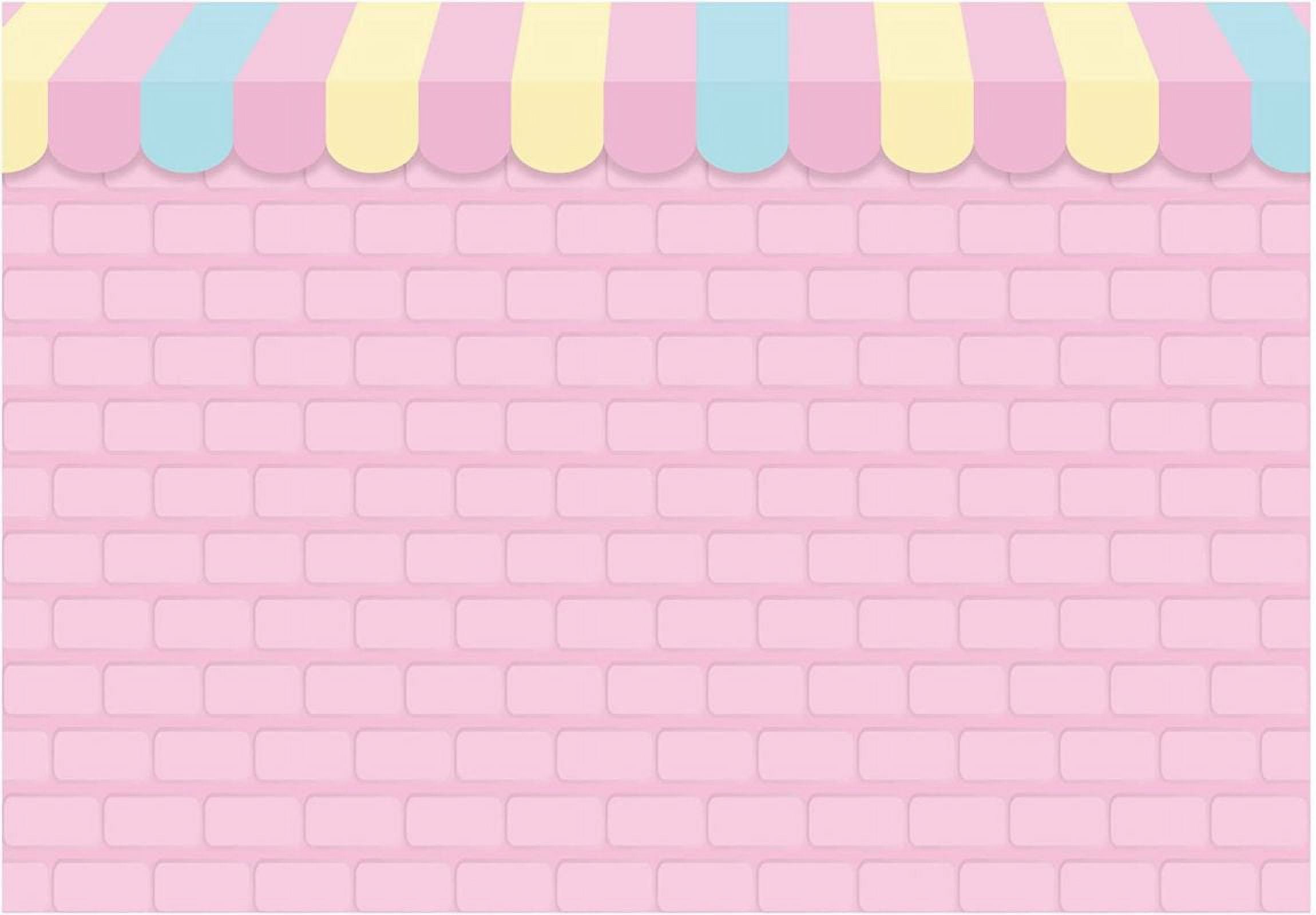 Candyland Backdrop Dessert Candy Castle Pink 1st First Birthday ...