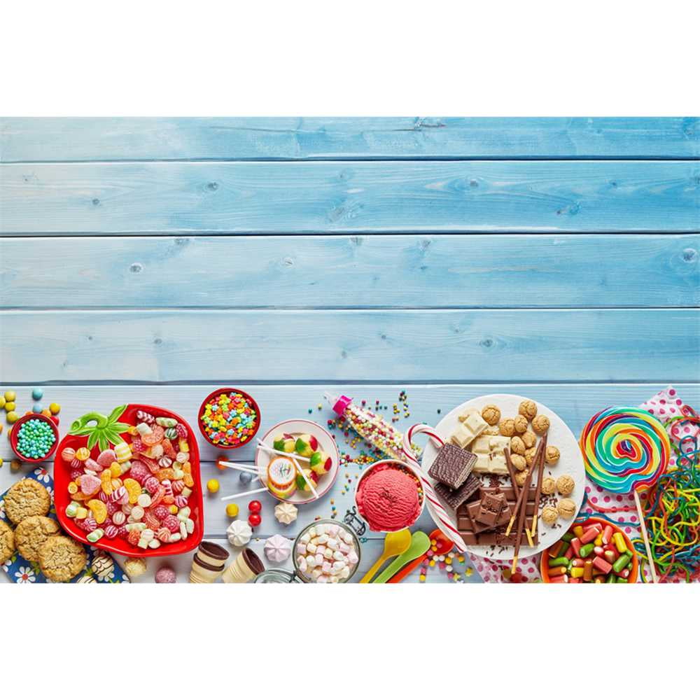 Candyland Board Wall Birthday Backdrop Photography ration Custom Childr ...