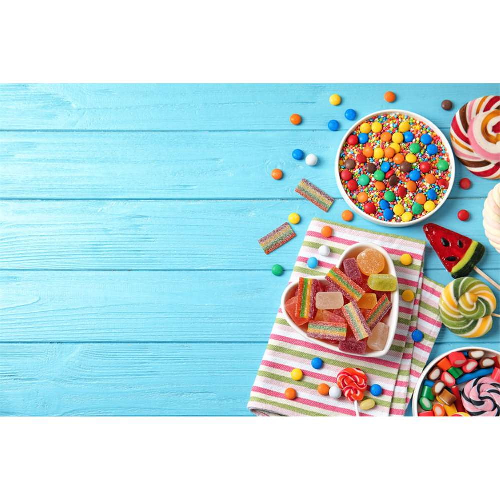 Candyland Board Wall Birthday Backdrop Photography ration Custom Childr ...