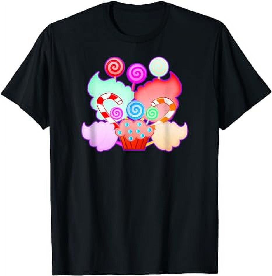 Candyland Candies Lover Rainbow T-Shirt - Walmart.com