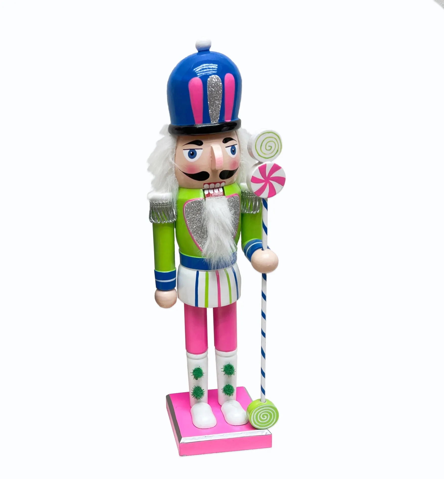 Candyland Christmas Wooden Nutcracker Soldier Wizardi F07M6-1A ...