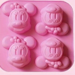 Candyland Crafts Minnie Silicone Mold 4 cavity , candy making, ice ...