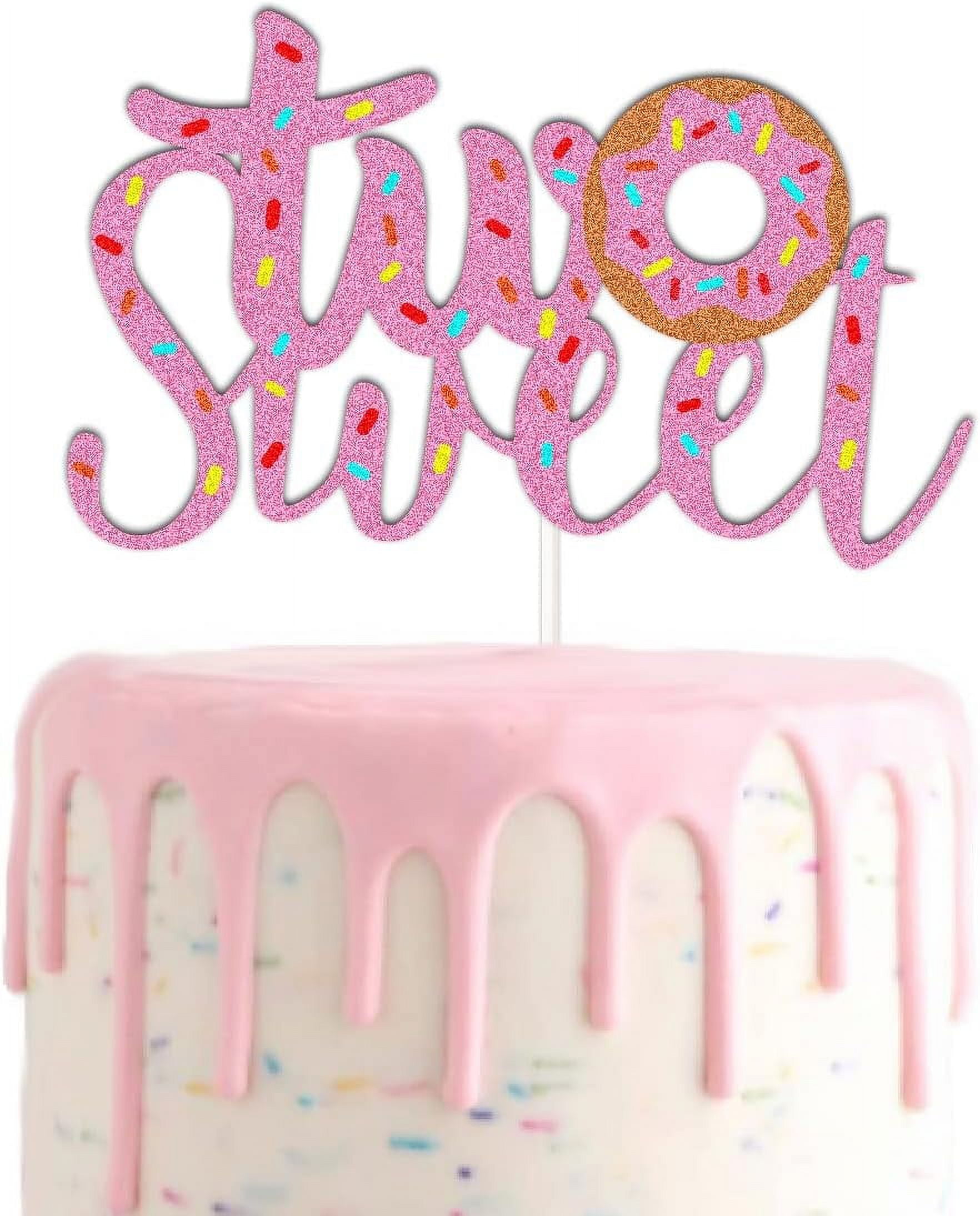 Candyland Delight Donut Cake Toppers - Perfect for 2nd Themed Birthday ...