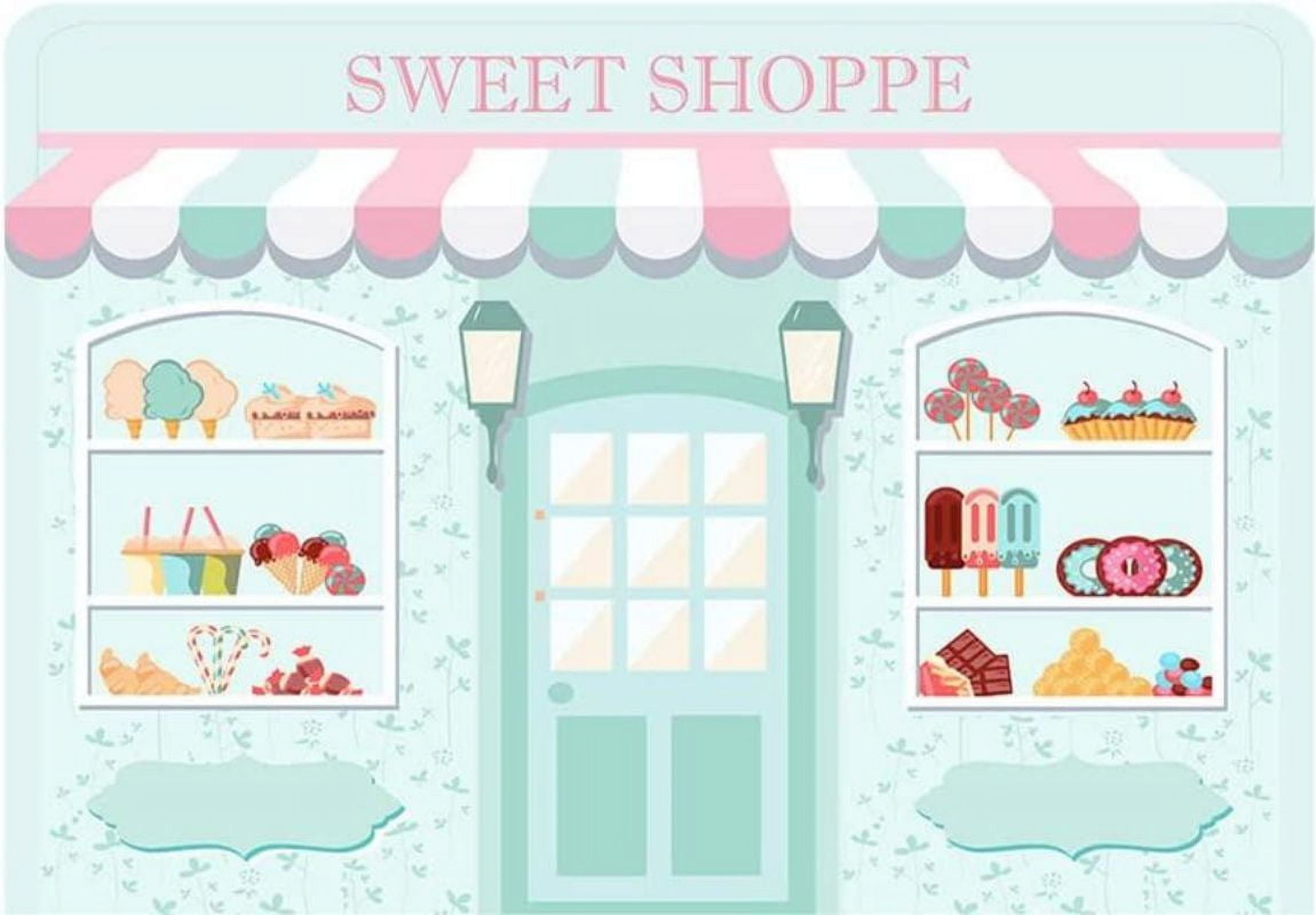 Candyland Ice Cream Pink Girl One Birthday Party Backdrop Props Sweet ...