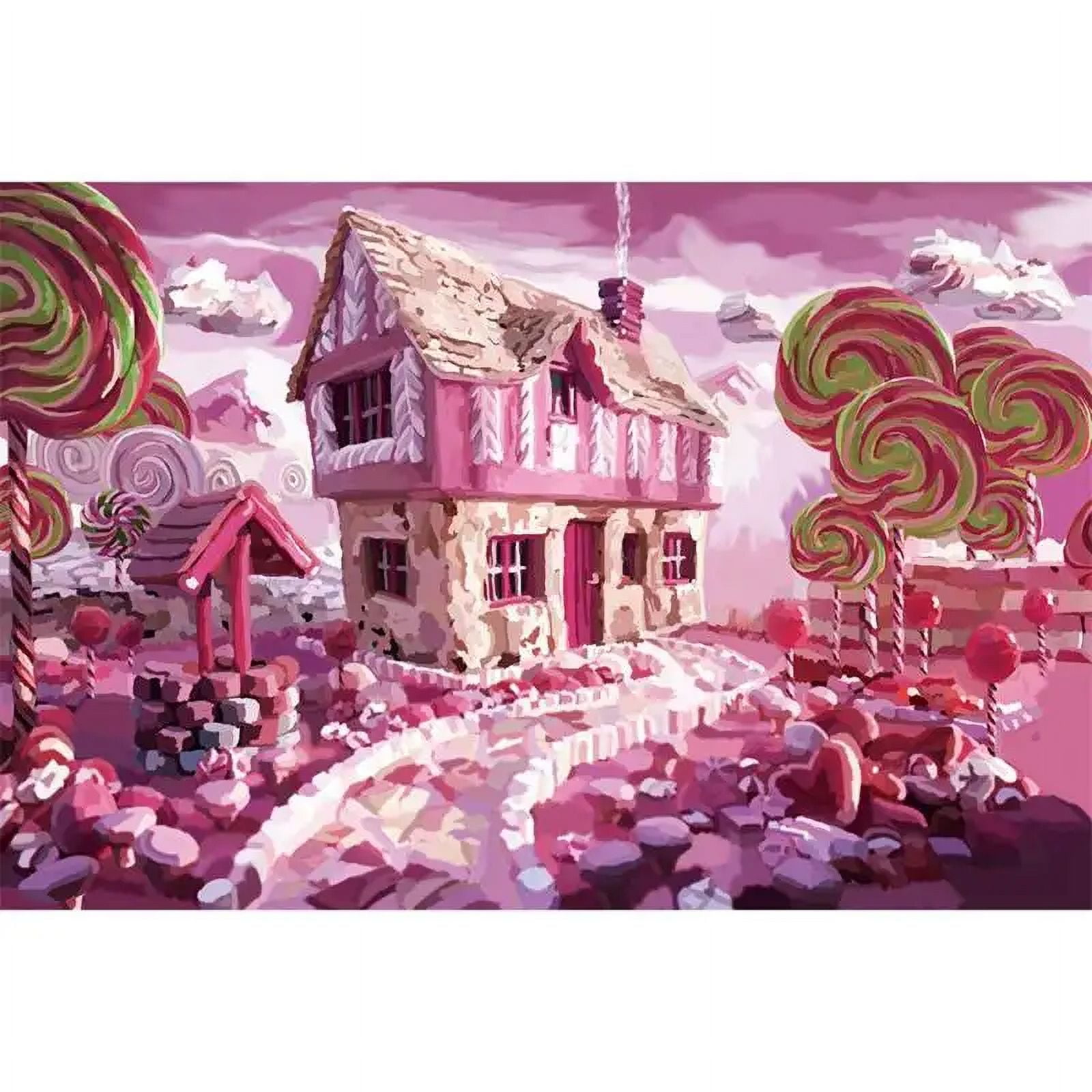 Candyland Photography Backdrop Candy Bar Lollipop Birthday Party Photoz ...