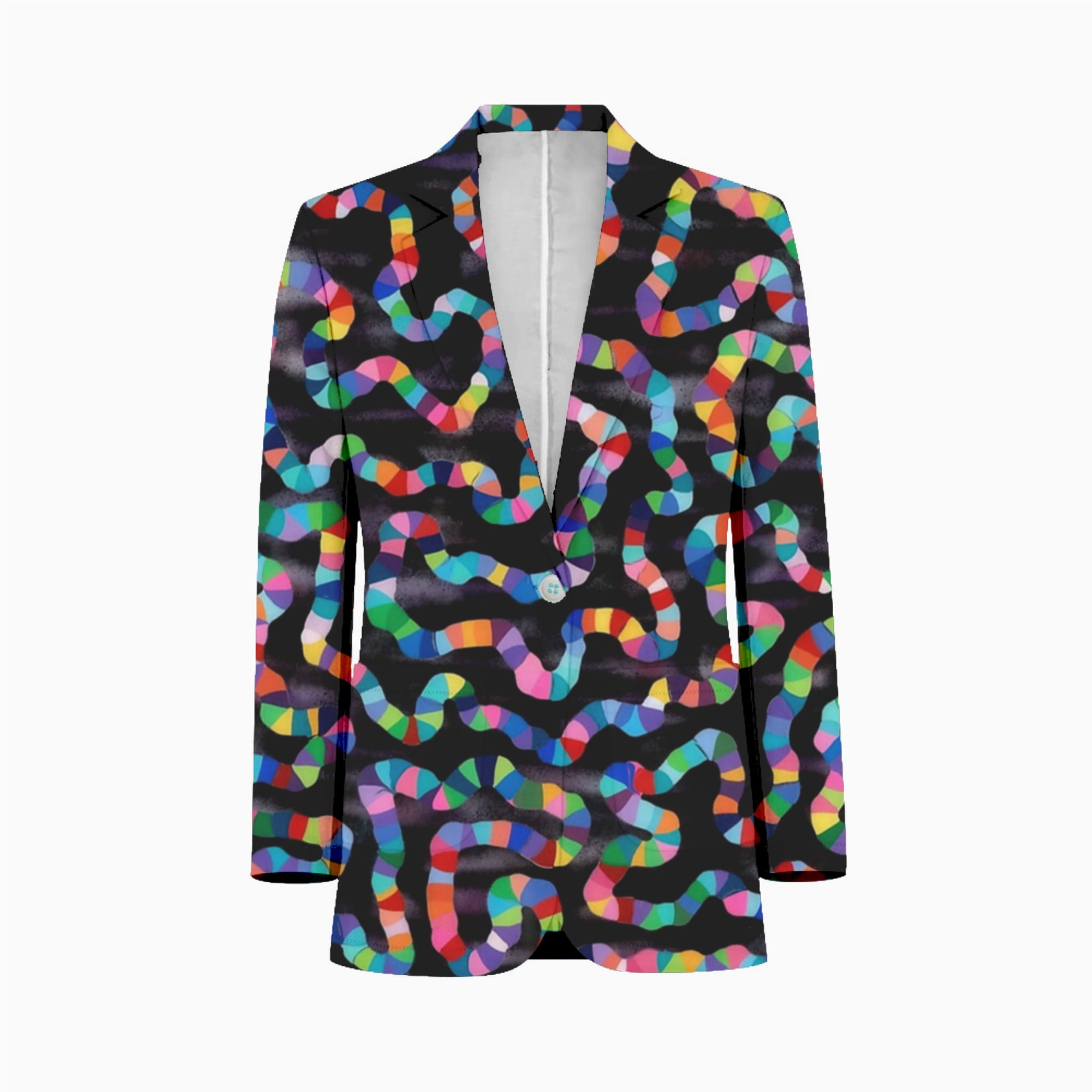 Candyland experiment Customized Men's Suits full man Shawl Collar ...