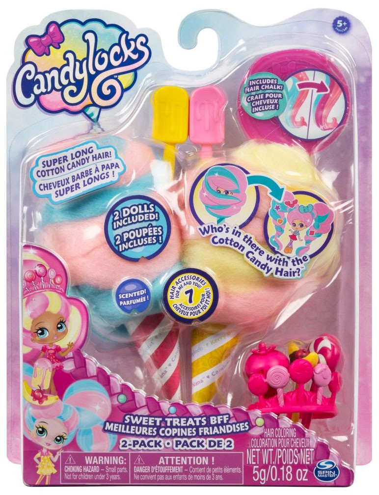 Candylocks Sweet Treats BFF Kerry Berry & Beau Nana 2-Pack - Walmart.com
