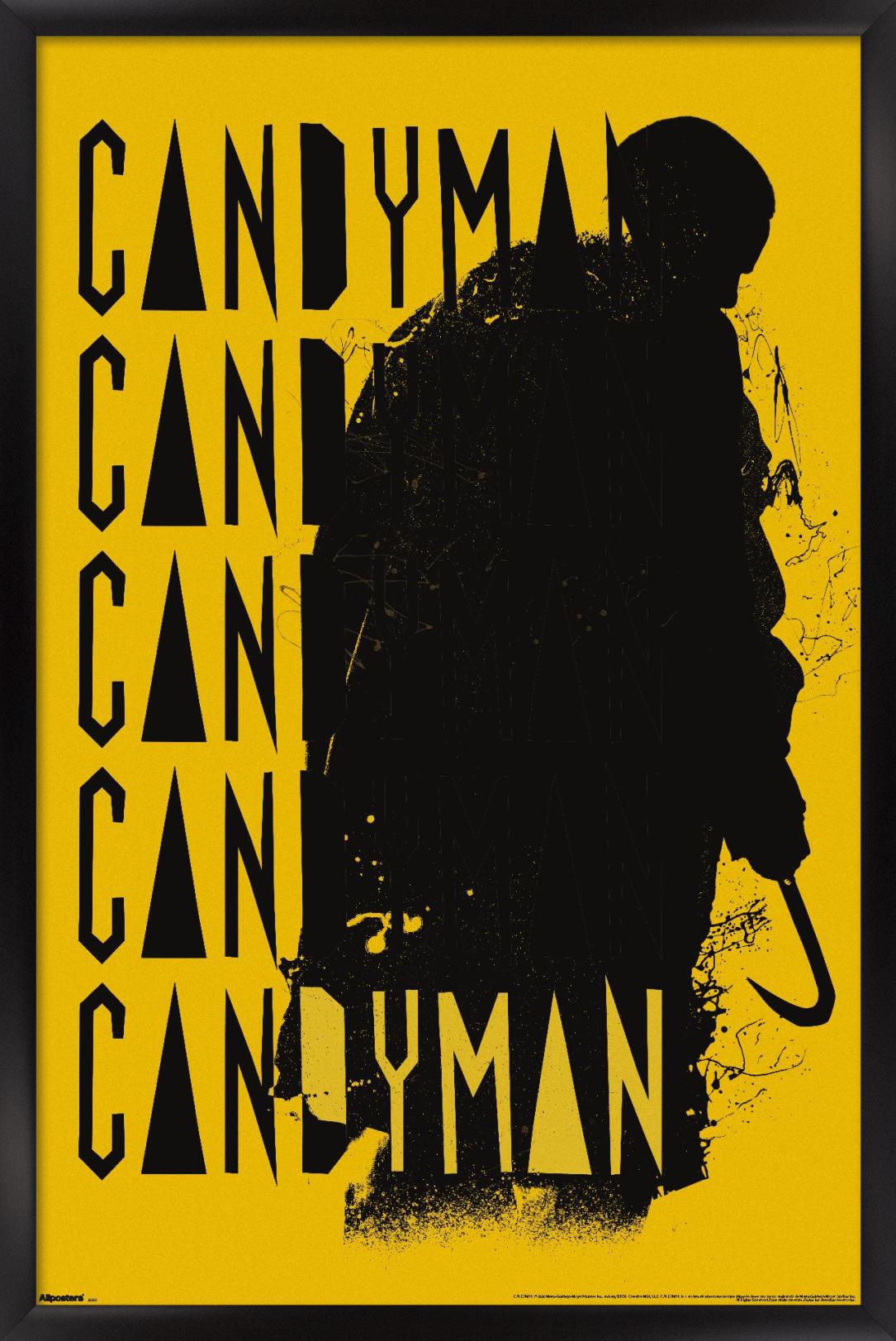 Candyman (2020) - Yellow One Sheet Wall Poster, 22.375" x 34" Framed ...