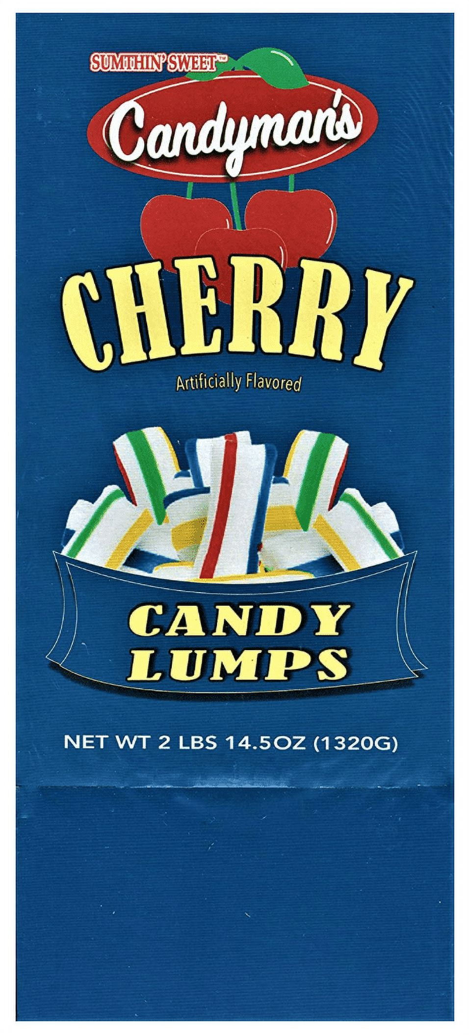 Candyman's Cherry Lumps - 120 Count Display - Walmart.com