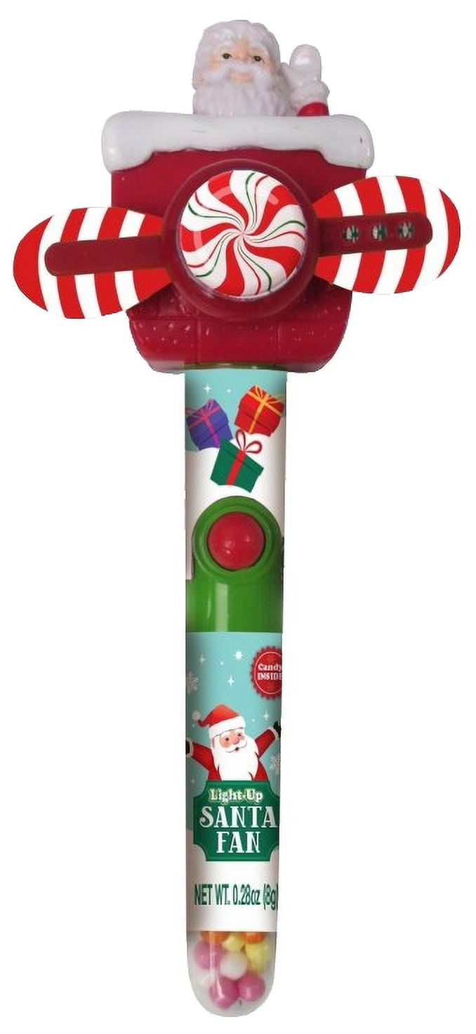 Candyrific Santa Light Up Fan with Candy 0.28 oz. - Walmart.com