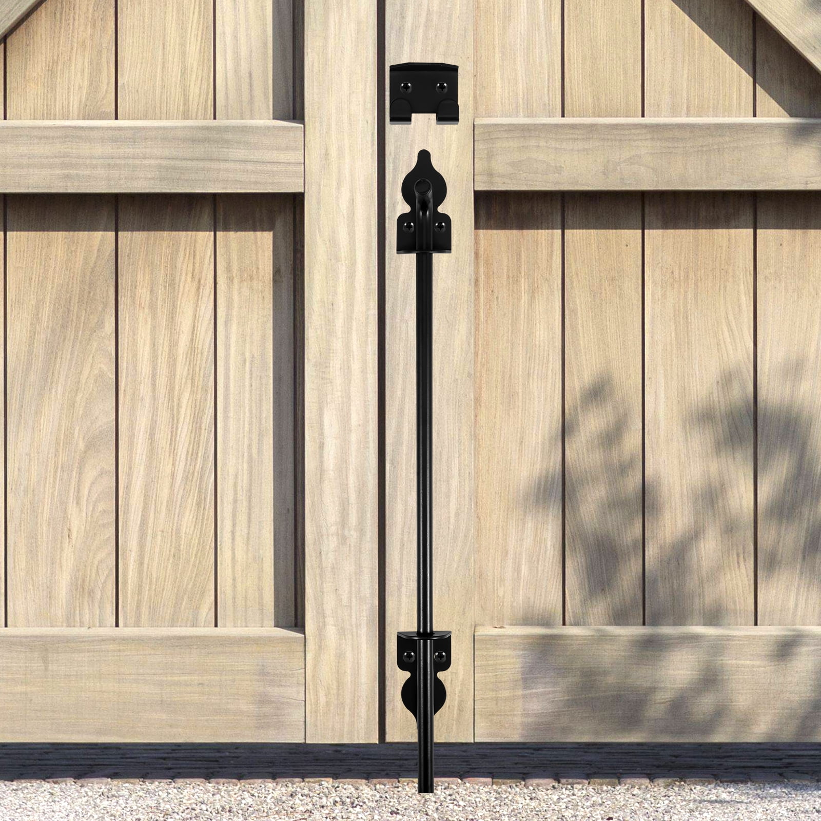 Cane Bolt Gate Drop Rod Kit 12 inch/18 inch Heavy Duty Iron Gate Ground ...