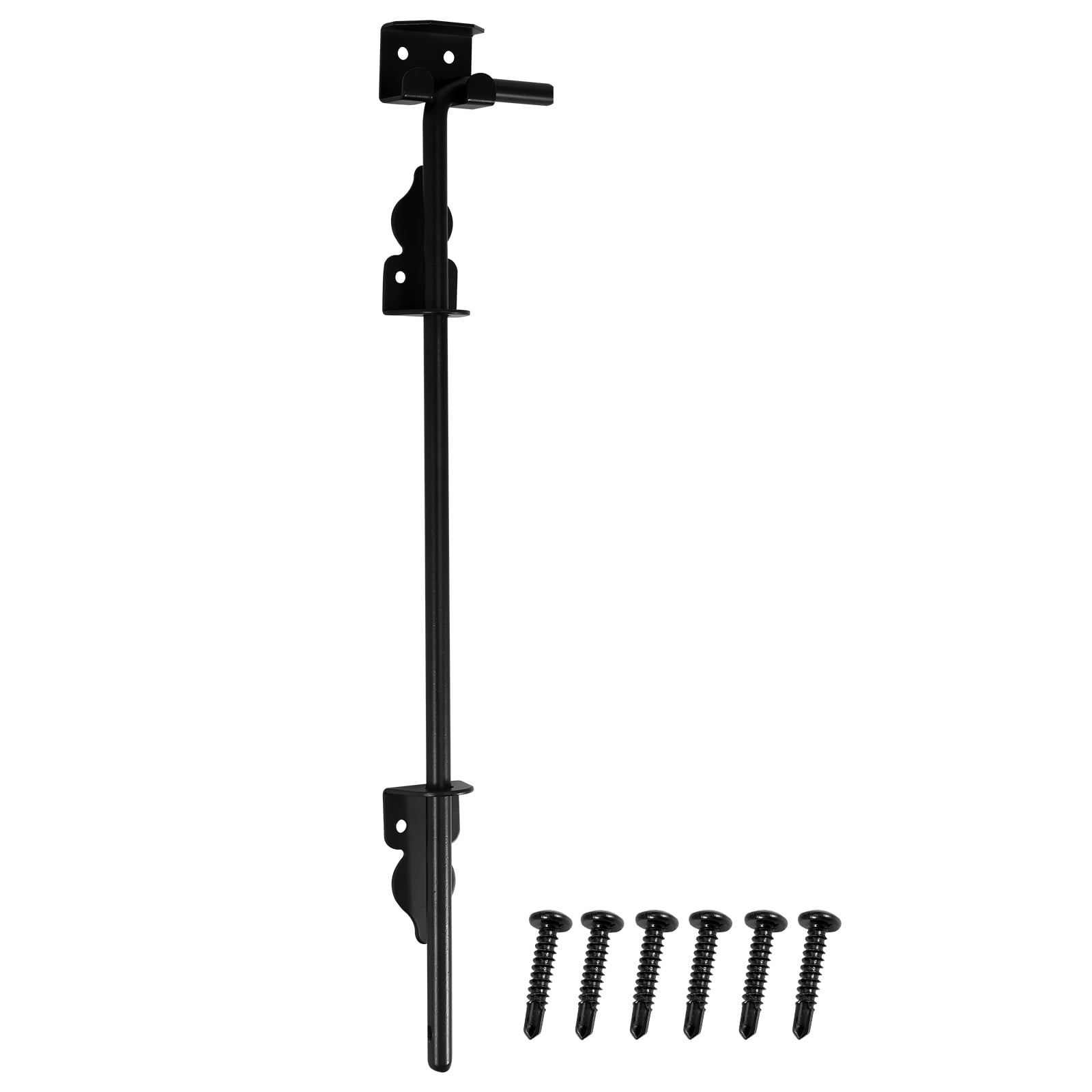 Cane Bolt Gate Drop Rod Kit 18 inch Heavy Duty Iron Gate Ground Latch ...