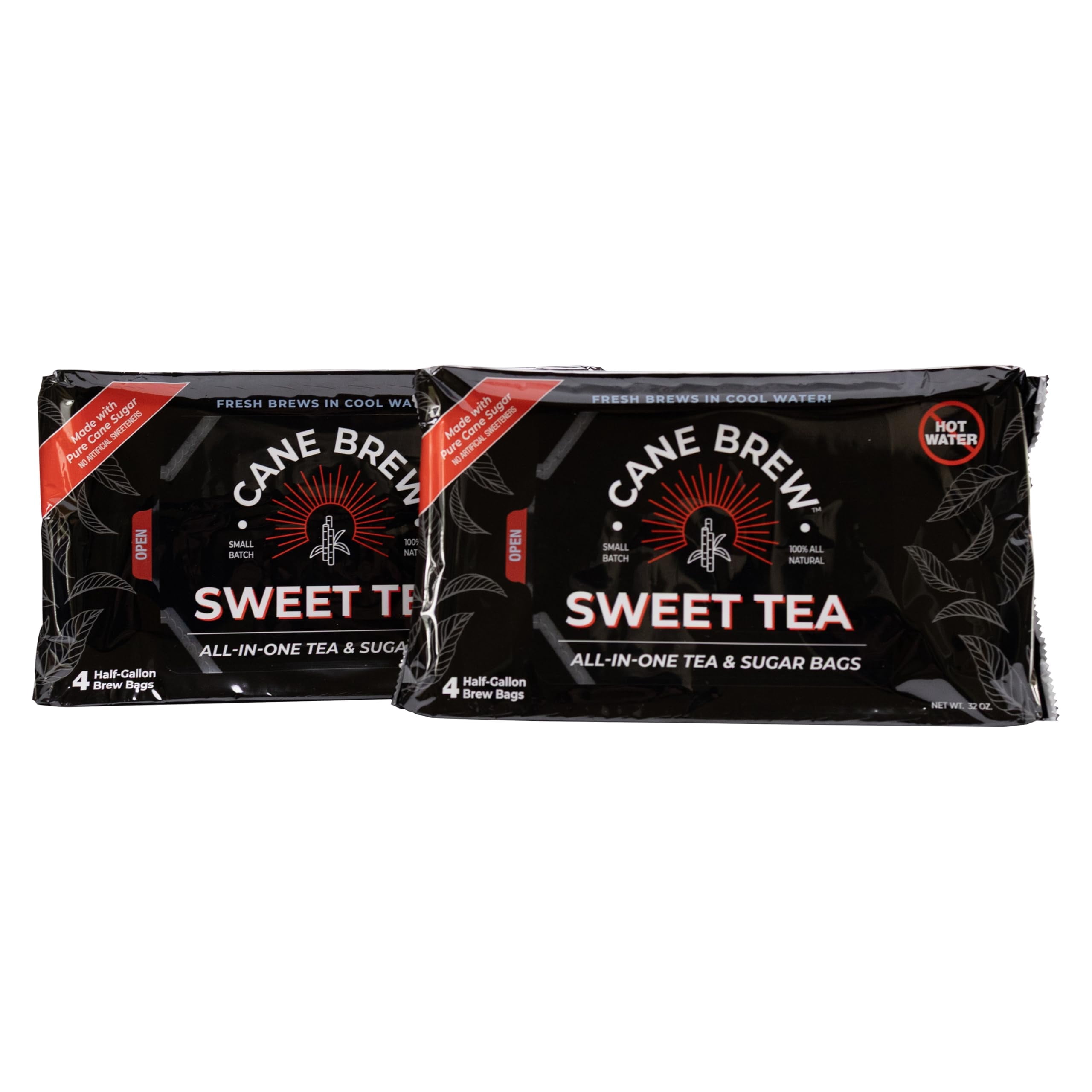 Cane Brew, Sweet Tea, All-in-One Tea and Sugar Bags, 16 gallons ...