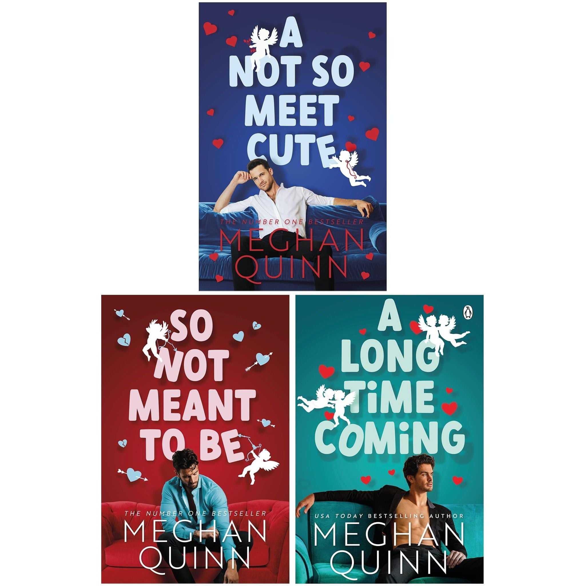 Cane Brothers Series by Meghan Quinn 3 Books Set (So Not Meant To Be, A ...