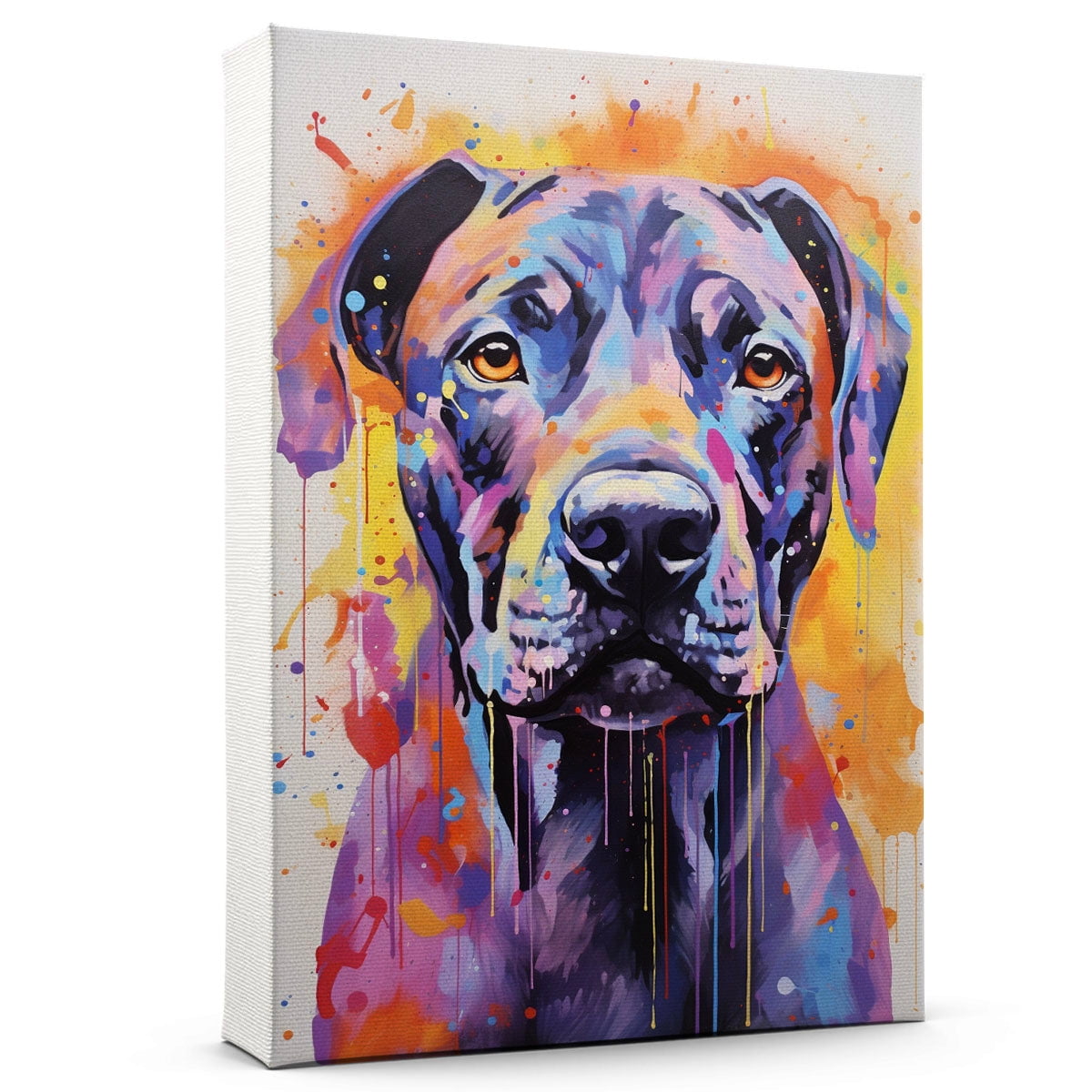Cane Corso Canvas Wall Art Famous Oil Paintings Monets Watercolor Dog ...