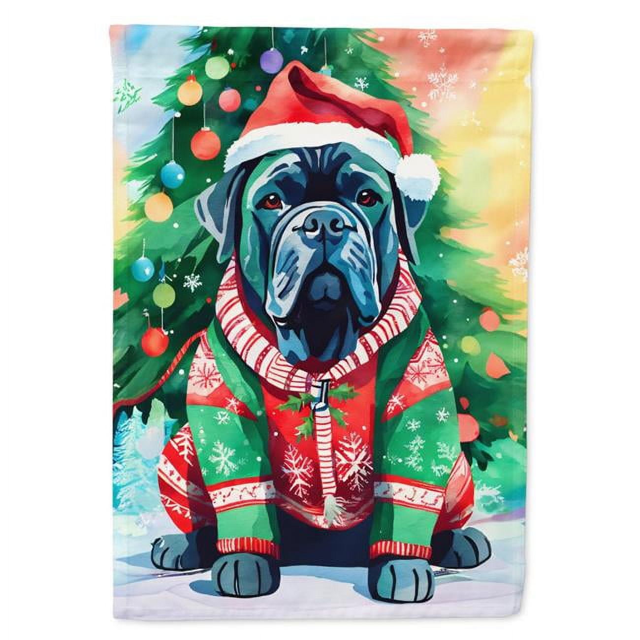 Cane Corso Christmas House Flag 28 in x 40 in - Walmart Business Supplies