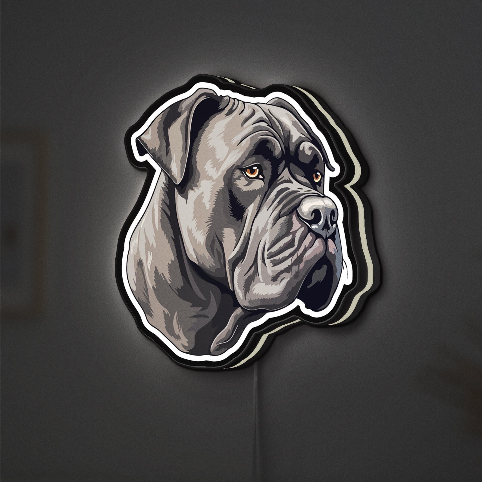 Cane Corso Dog 3D Novelty Light Box for Breed Enthusiasts, Powerful ...