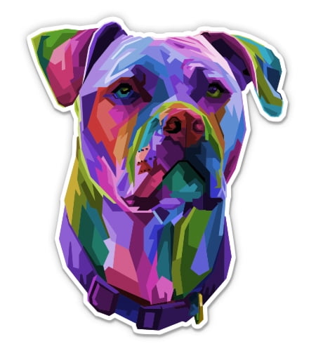 Cane Corso Dog Colorful - 8" Vinyl Sticker - For Car Laptop I-Pad ...