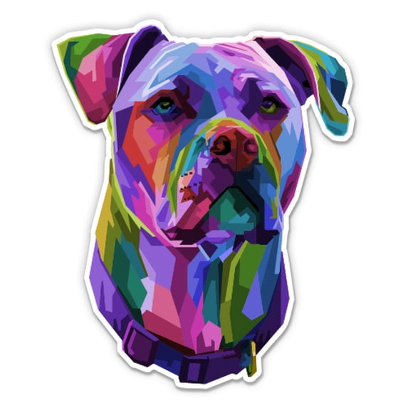 Cane Corso Dog Colorful - 8" Vinyl Sticker - For Car Laptop I-Pad ...