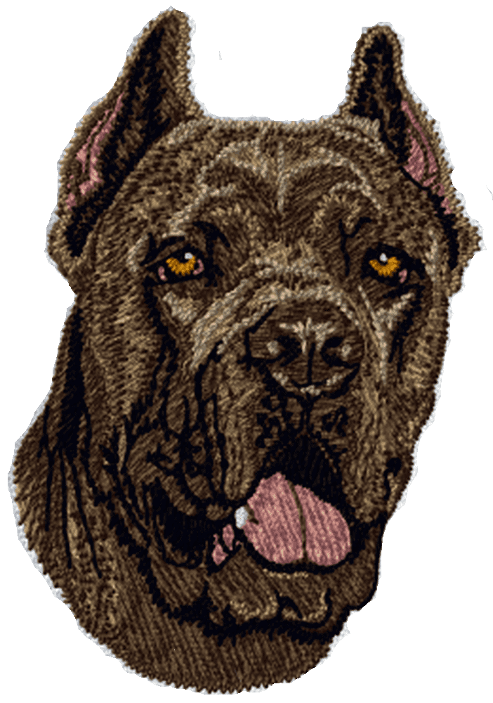 Cane Corso Dog Embroidered Patch 3" Iron on - Walmart.com
