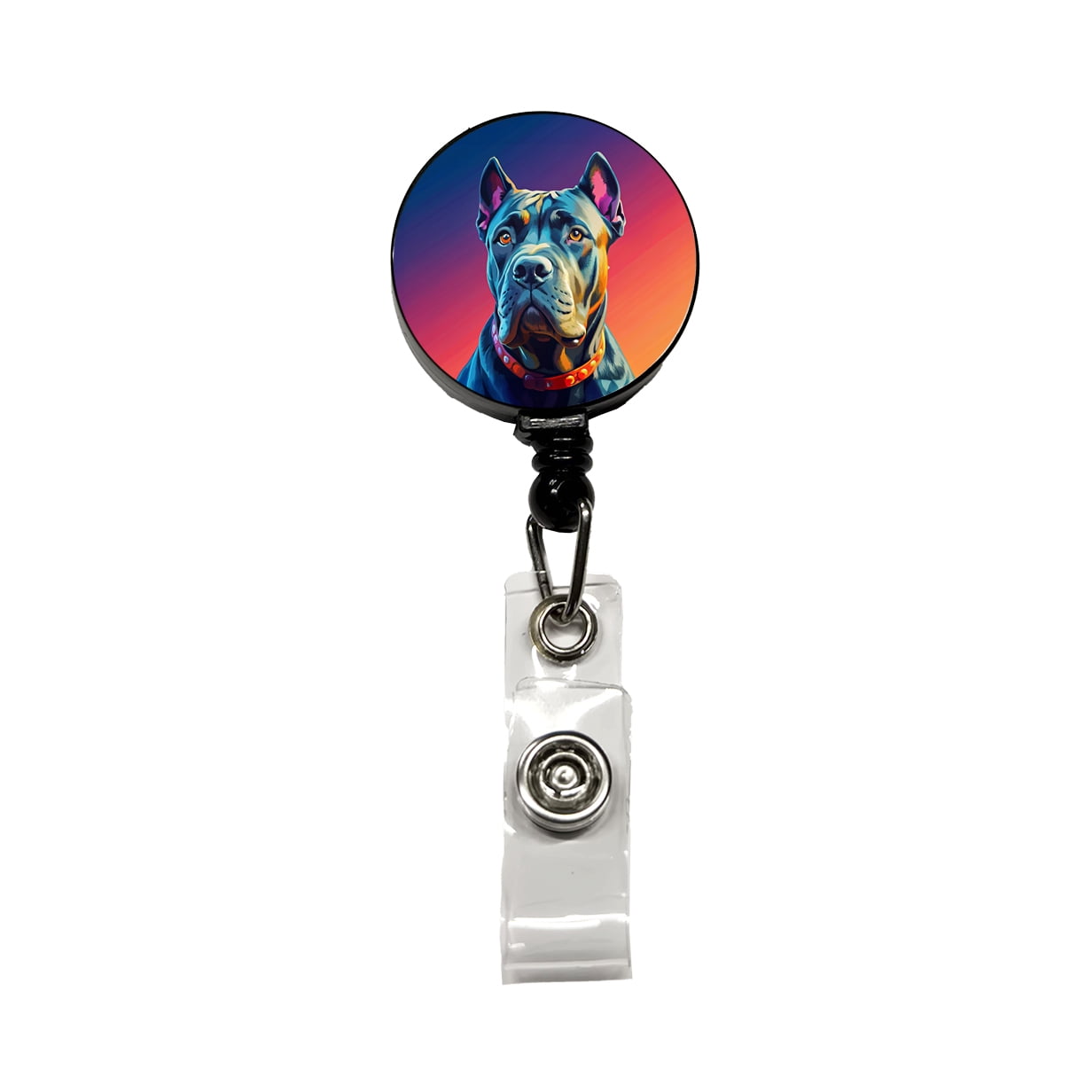 Cane Corso Dog Pop Art Retractable Reel ID Badge Key Card Name Tag ...