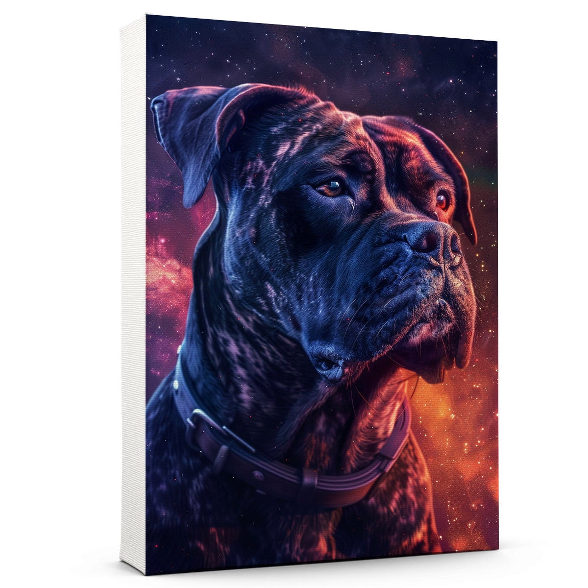 Cane Corso Dog Space Painting Poster Unframe, Cane Corso Dog Canvas ...