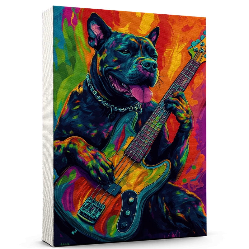 Cane Corso Dog Stretched Canvas Size 8x12 – Cute Cane Corso Canvas Wall ...