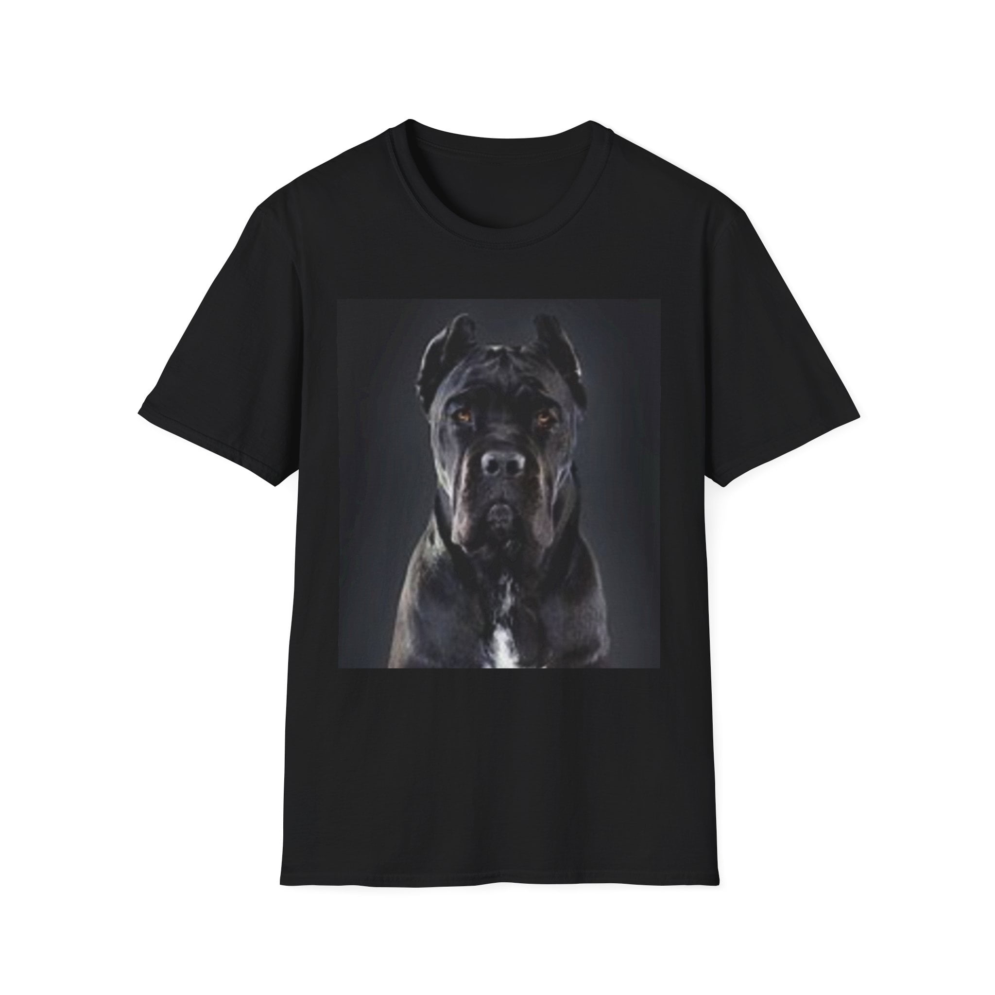 Cane Corso Dog Unisex Softstyle T-Shirt, Black dog shirt, Dog clothing ...