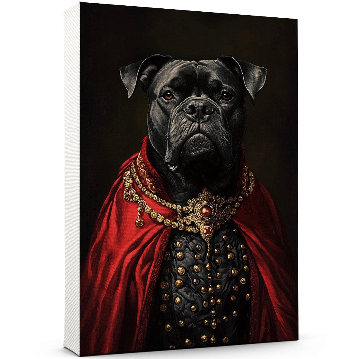 Cane Corso Dog in Royal Costume Poster 8x12in, Funny Dog Poster, Dog ...