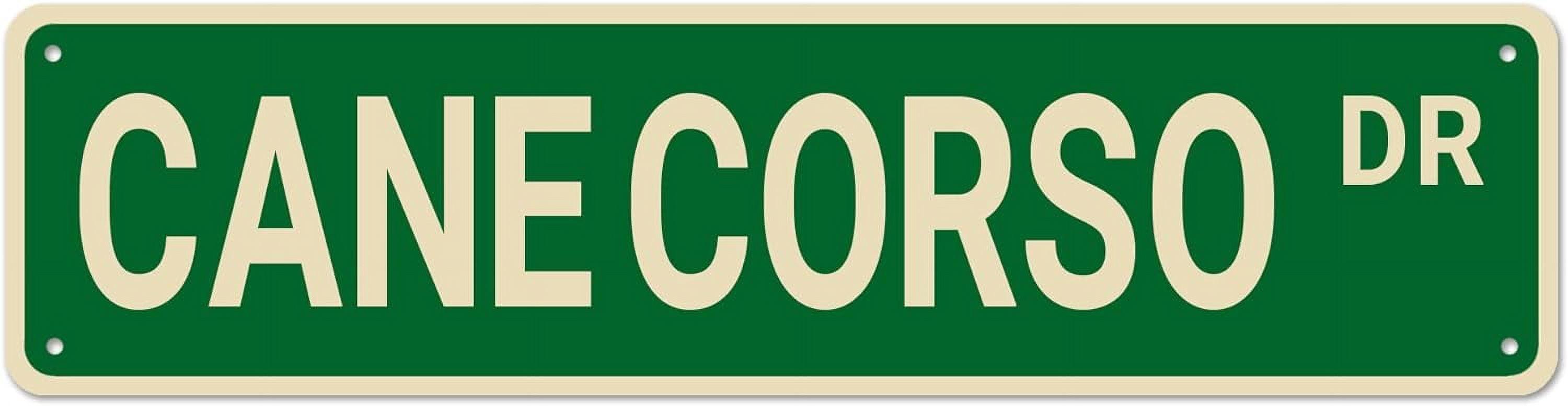 Cane Corso Dr Street Signs, Metal Signs, Cane Corso Decor Cane Corso ...