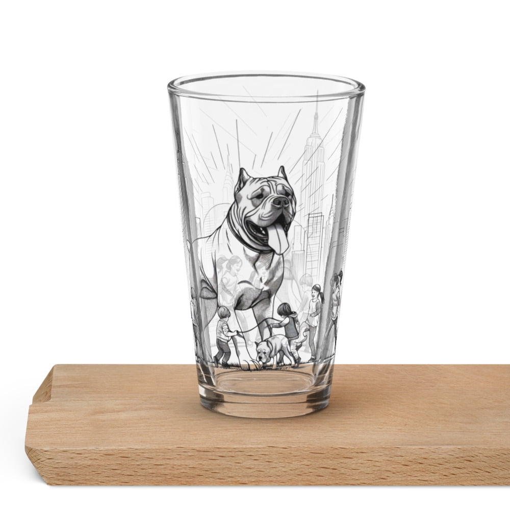 Cane Corso Line art Shaker pint glass - Walmart.com