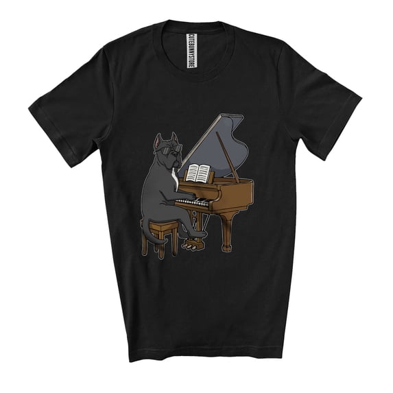 Cane Corso Playing Piano; Humorous Musician Musical Instruments Player ...