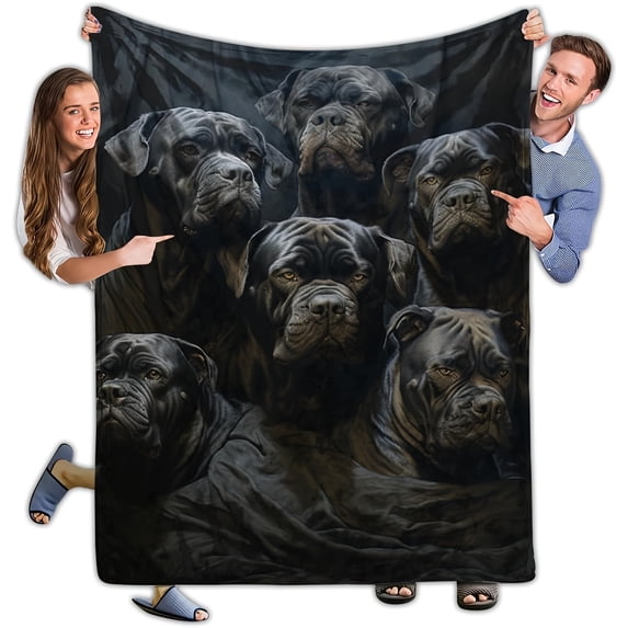 Cane Corso Soft Fleece and, Warm Thick Throws for Bed, Comfy Washable ...