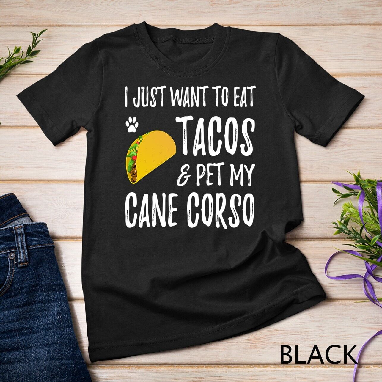 Cane Corso Taco Lover Cinco de Mayo Cat Mom Gift Unisex T-shirt - Walmart.com