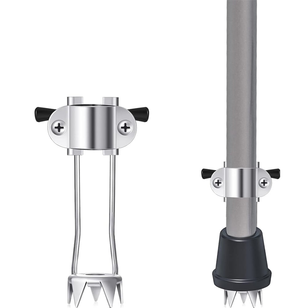 Cane Ice Tip Attachment, NOGIS Outdoor Non-Slip in Winter Durable Metal ...