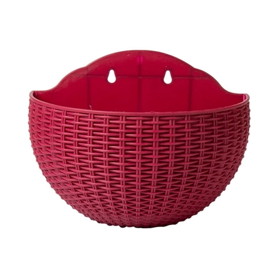 Cane Like Semi Circular Flowerpot Wall Hanging Indoor And Outdoor ...