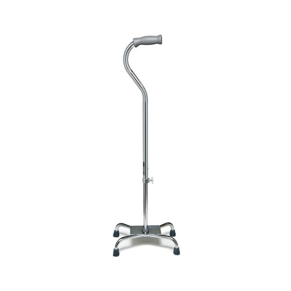 Cane Silver Collection Low Profile Quad 6140A, Large Base - 1 Ea ... Cane Silver Collection Low Profile Quad 6140A, Large Base - 1 Ea ...