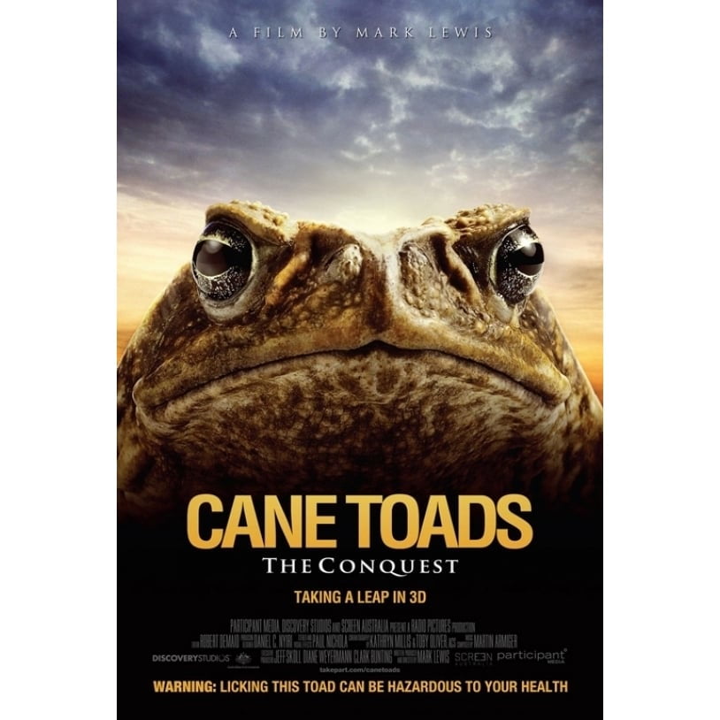 Cane Toads The Conquest Movie Poster (11 x 17) - Walmart.com