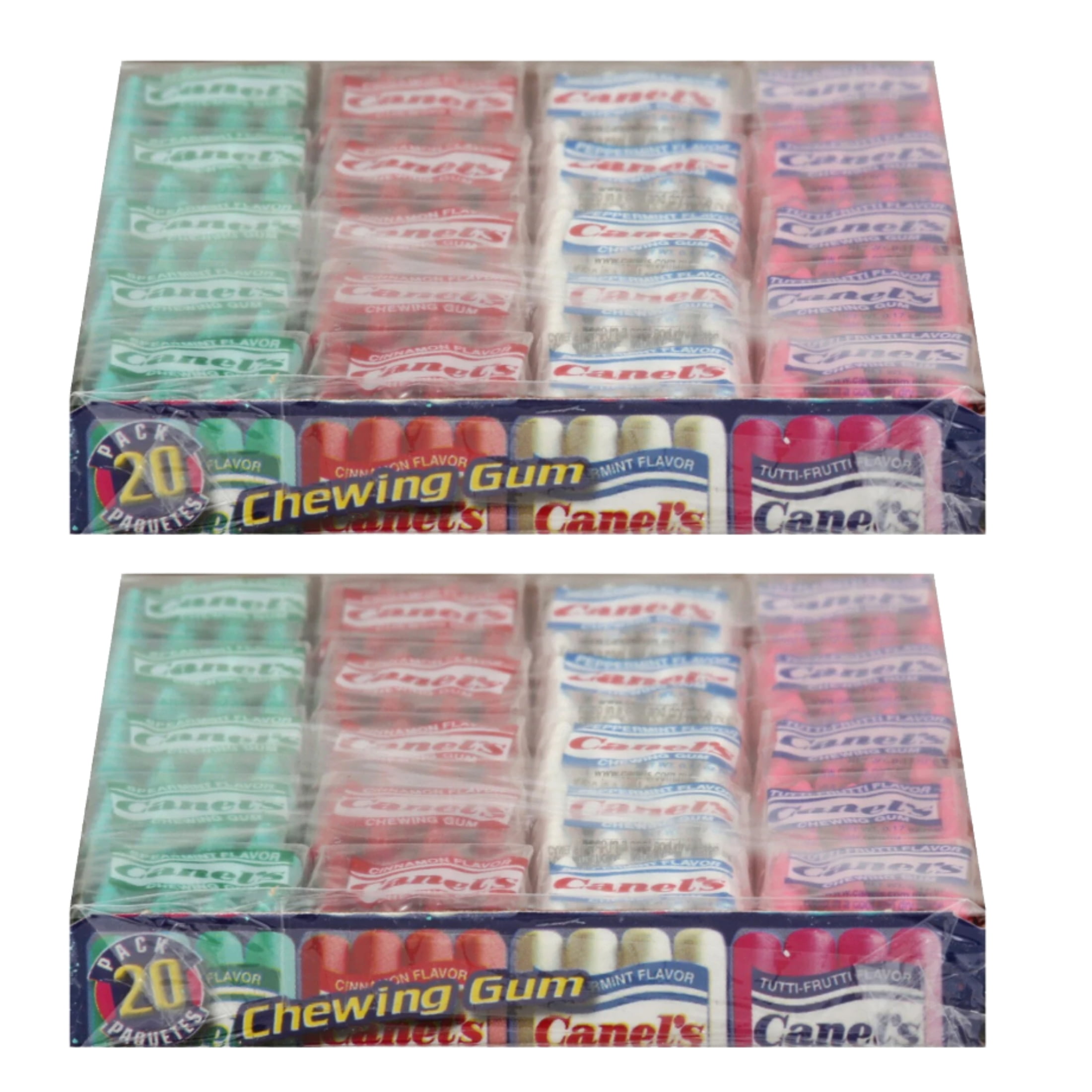 Canel's Chewing Gum with 4 Assorted Flavors Peppermint, Cinnamon ...