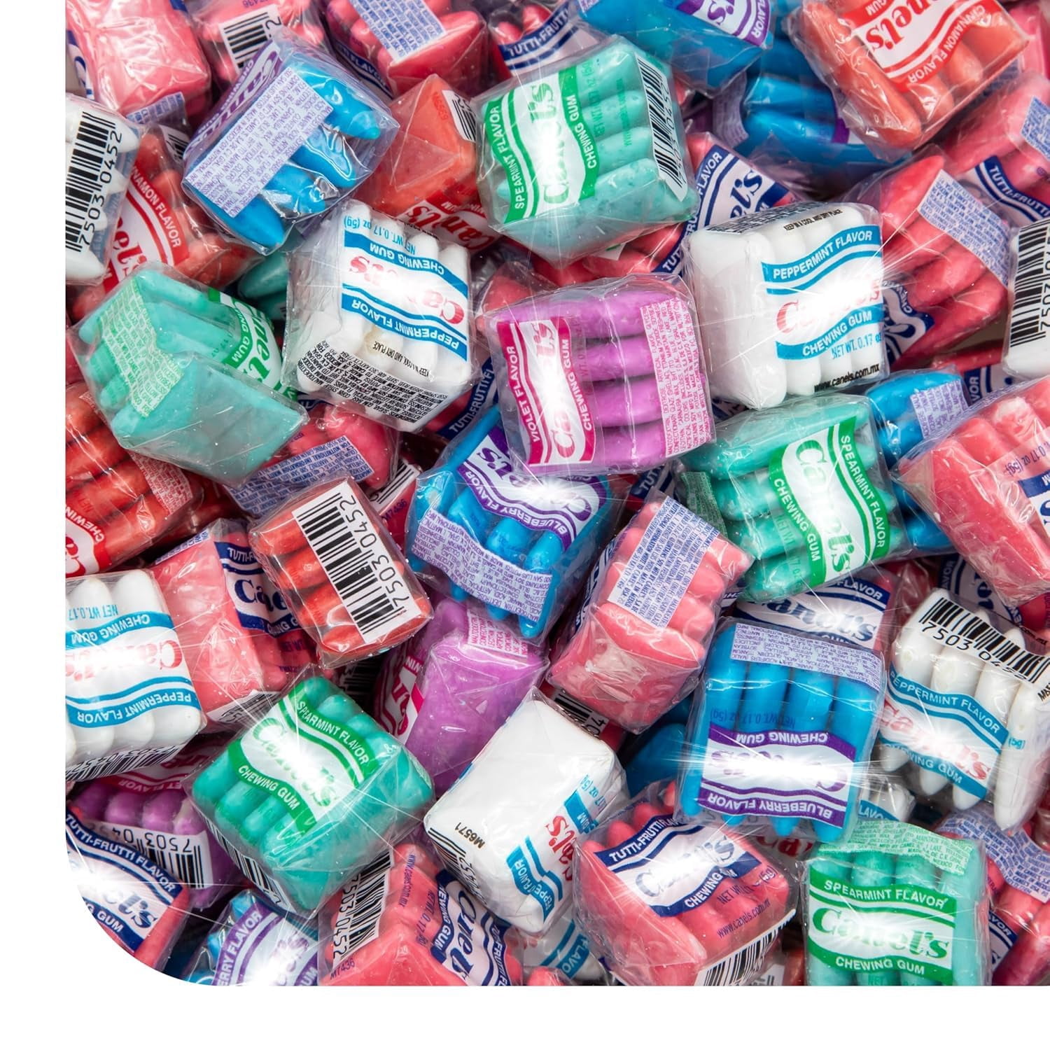 Crazy Outlet Canel's Assorted Flavors Chewing Gum, 2 Pound Bulk Pack ...